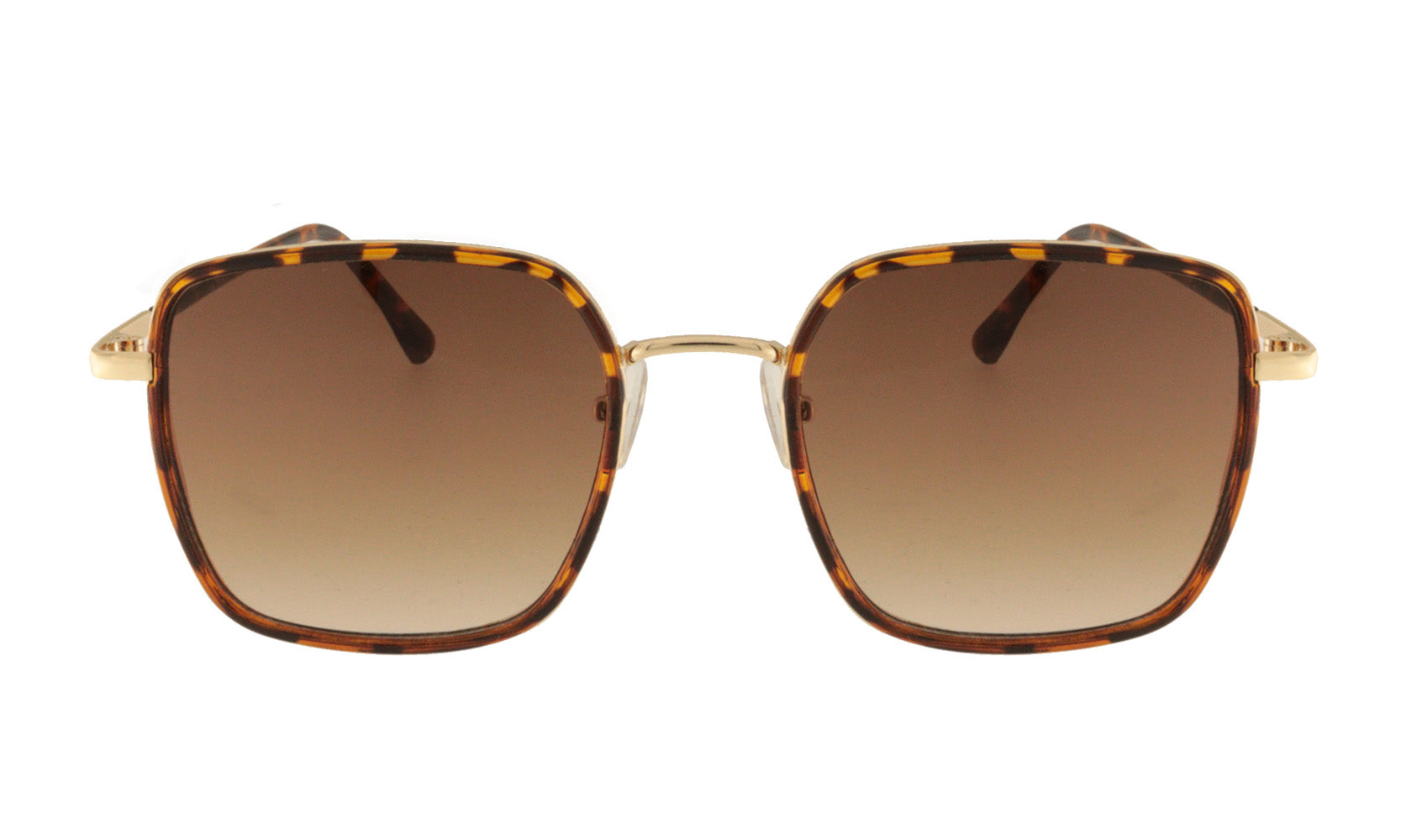 CARLA retro geometric sunglasses brown Charly Therapy