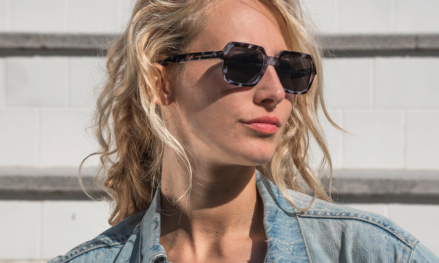 KYLIE Stylish sunglasses black python Charly Therapy